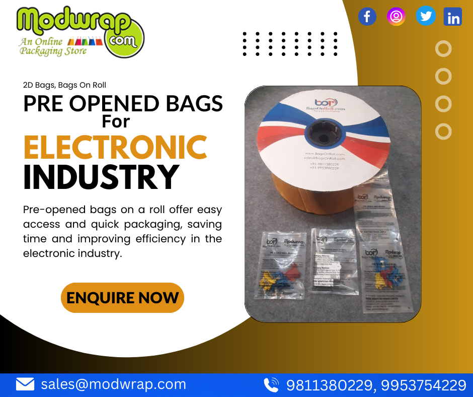 The Benefits of Using Pre-Opened Bags for Electronic Parts – modwrap