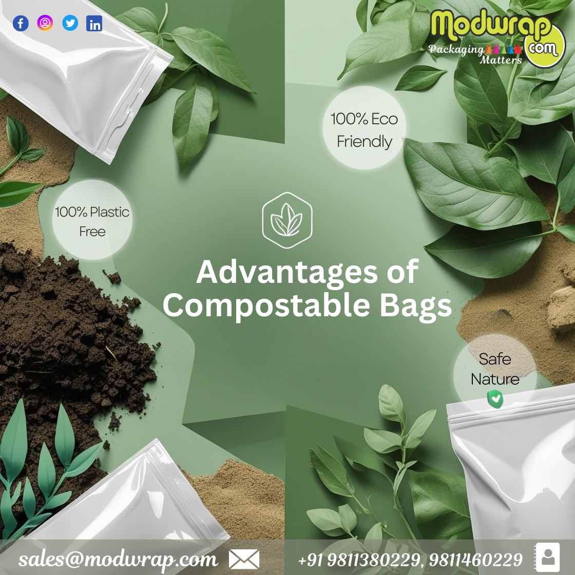 Advantages of Compostable Bags: A Step Towards a Greener Future – modwrap