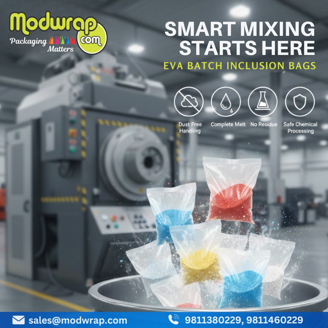 EVA Batch Inclusion Bags for Rubber Chemical Mixing – modwrap