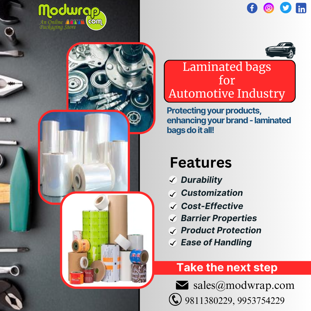 Secure Your Auto Parts with Laminated Bags – modwrap